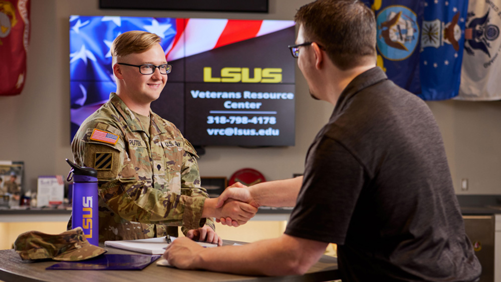LSUS Designated as a Military Friendly University | Same Degree as On ...